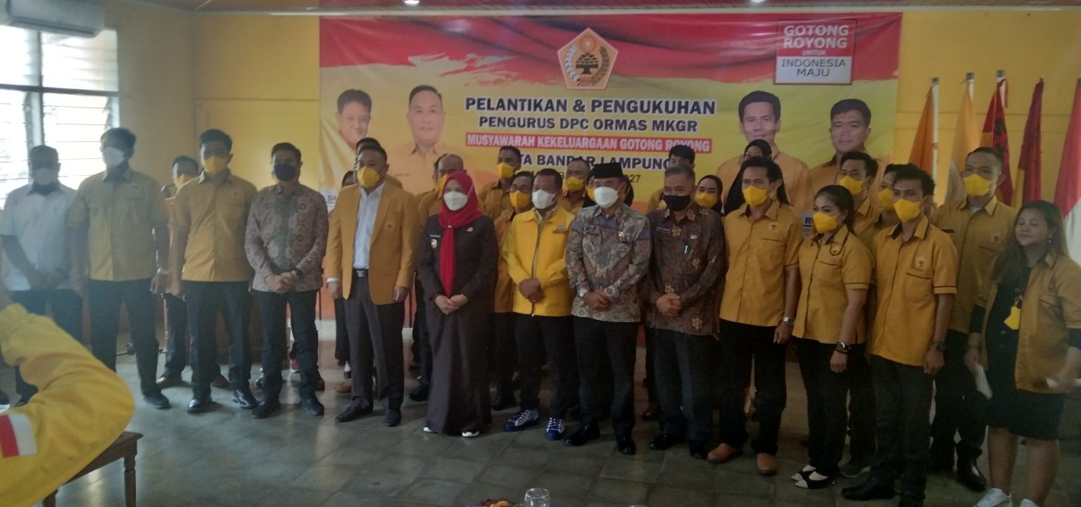 Pengurus MKGR Bandarlampung Periode 2022-2027 Dilantik - RATU MEDIA