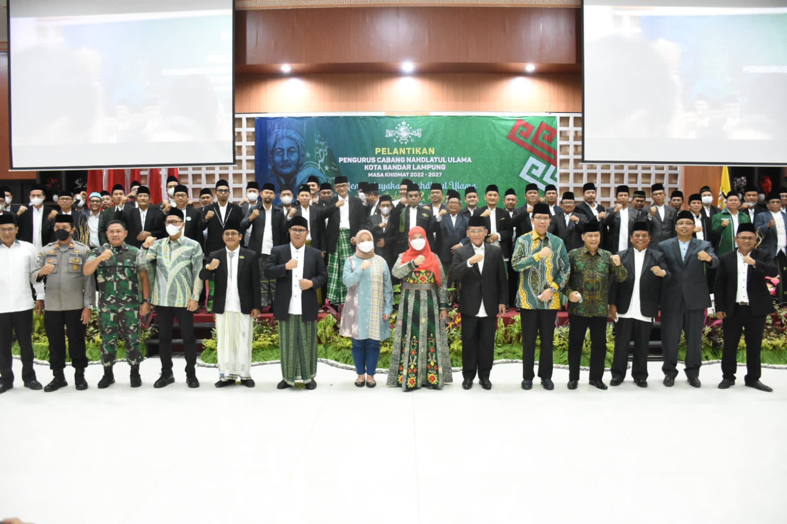 PCNU Kota Bandar Lampung Resmi Dilantik, Ini Pesan Walikota Eva Dwiana ...