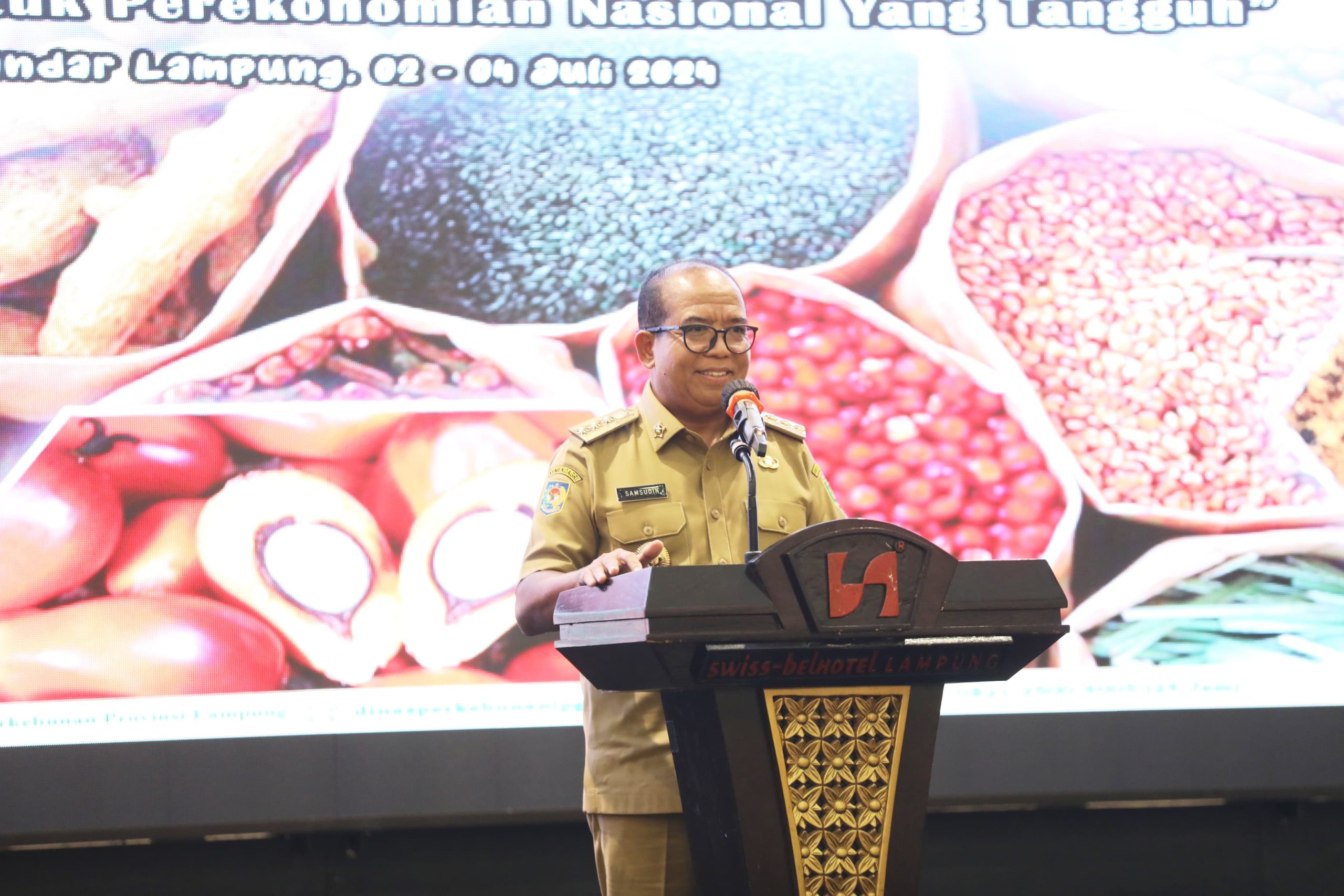 Pj. Gubernur Samsudin Buka Temu Bisnis Produk Perkebunan dan Saksikan ...